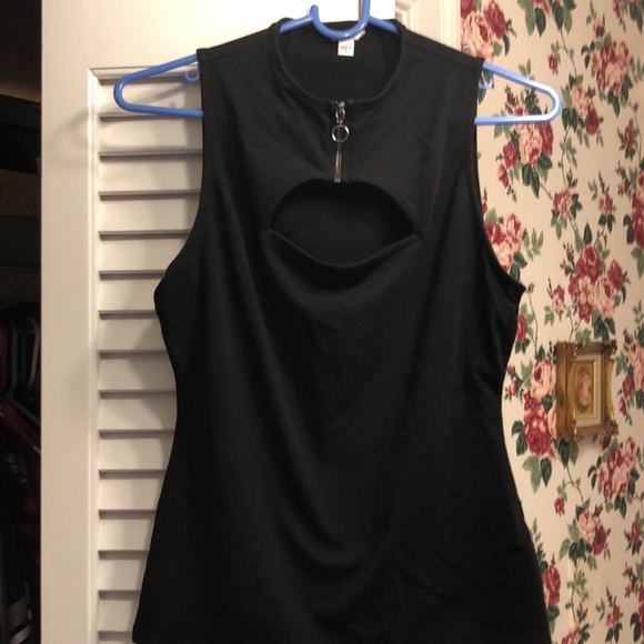 Guess | Tops | Guess Zip Front Tank Top For Sale | Poshmark